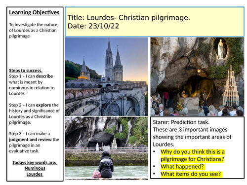 The nature of pilgrimage- scheme of work and lessons | Teaching Resources