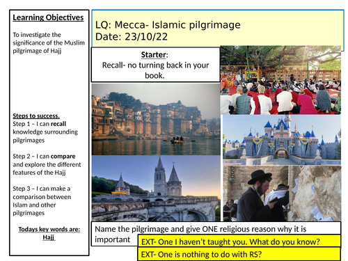 The nature of pilgrimage- scheme of work and lessons | Teaching Resources