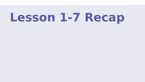 Python programming sequence recap lesson | Teaching Resources