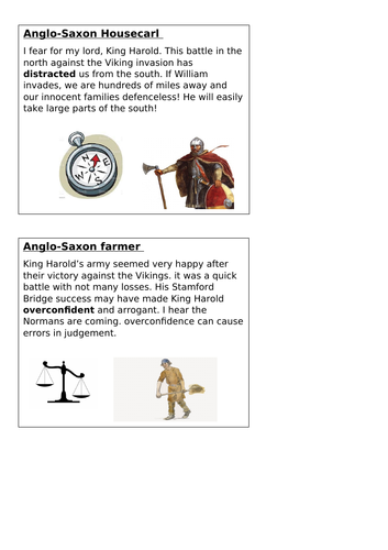 The Battle of Stamford Bridge lesson | Teaching Resources