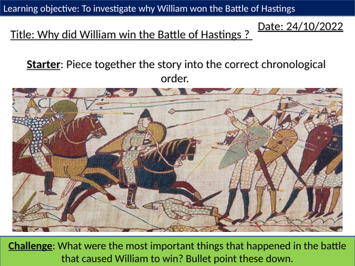 Battle of Hastings and the Norman Conquest | Teaching Resources
