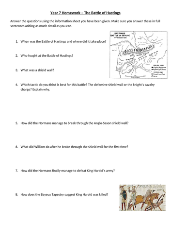 Battle of Hastings and the Norman Conquest | Teaching Resources