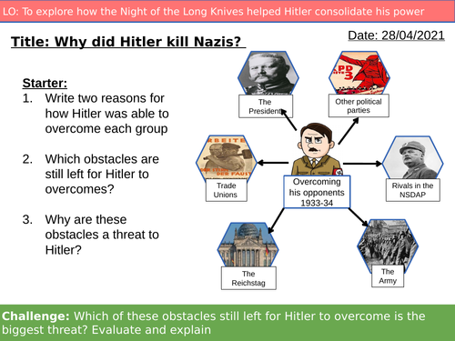 Edexcel: Weimar and Nazi Germany 9-1 | Teaching Resources