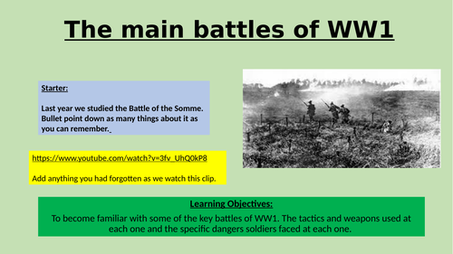 Medicine on the western front WW1 GCSE | Teaching Resources