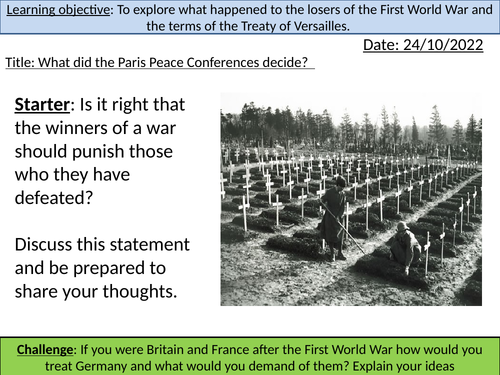 Interwar Years: Causes of the Second World War | Teaching Resources