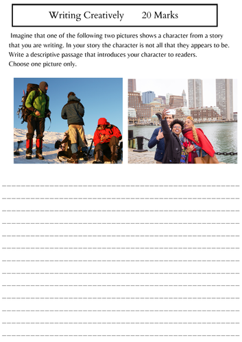 Junior Cycle: Creative Writing Prompt: Theme - Adventure- | Teaching ...