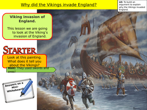 Why did the Vikings invade England? | Teaching Resources Why did the Vikings invade England? | Teaching Resources