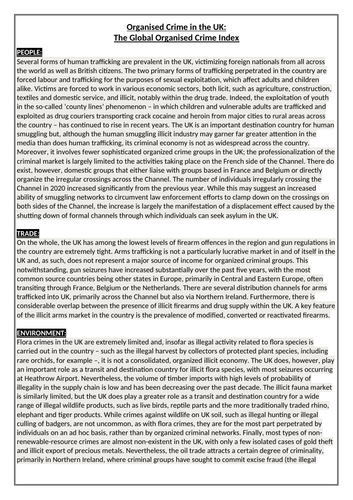 Criminology Level 3 - White-collar and Organised Crime | Teaching Resources