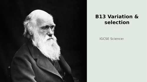 Igcse Biology B13 Variation And Selection Teaching Resources
