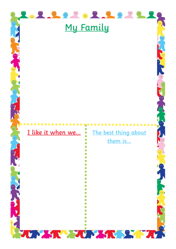 My Family EYFS | Teaching Resources