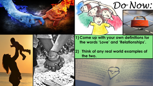 Love & Relationships Poetry Revision Lessons | Teaching Resources