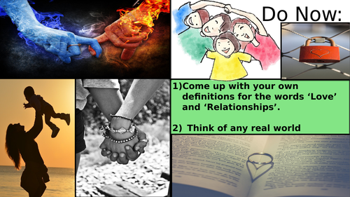 Love & Relationships Poetry Revision Lessons | Teaching Resources