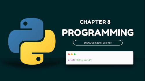 CS Fundamentals - Python Programming | Teaching Resources CS Fundamentals - Python Programming | Teaching Resources