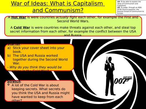 War of Ideas: What is Capitalism and Communism? Cold War | Teaching ...