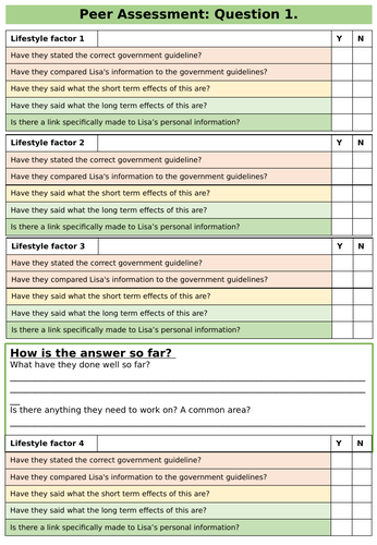 Level 3 Sport - Unit 2 - Question 1 | Teaching Resources