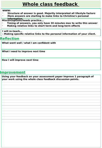 BTEC Sport Level 3 - Unit 2 - Question 2 | Teaching Resources