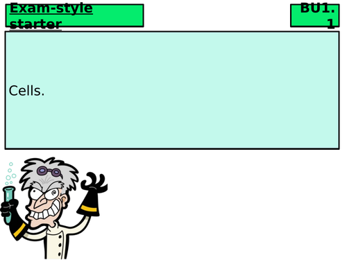 Biology Year 10 GCSE Exam-Style Starters | Teaching Resources
