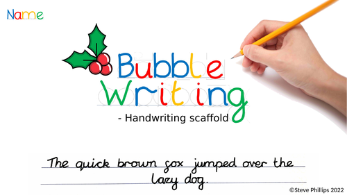 Bubble Writing - Starter Pack **NON-CURSIVE** | Teaching Resources