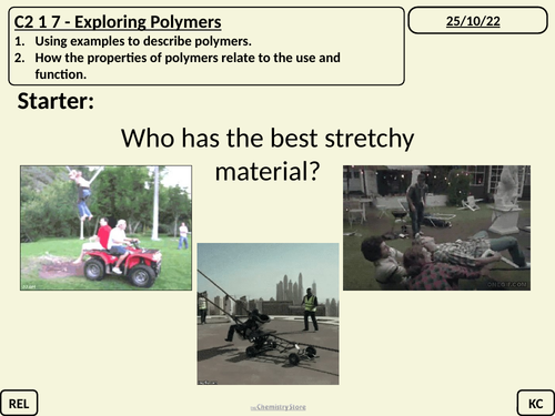 KS3 Chemistry AQA C2 1 7 Exploring Polymers PPT | Teaching Resources KS3 Chemistry AQA C2 1 7 Exploring Polymers PPT | Teaching Resources