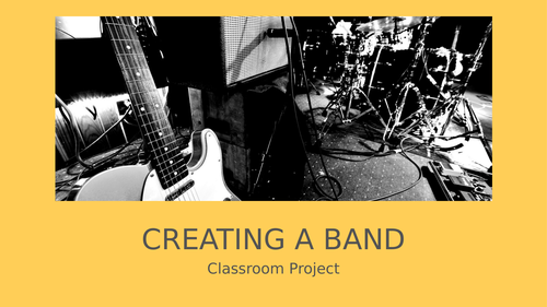 Creating a Band Music Project for KS3 and KS4 music classes | Teaching ...