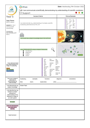 Year 5 - Earth and Space - Full Planning and Resources | Teaching Resources
