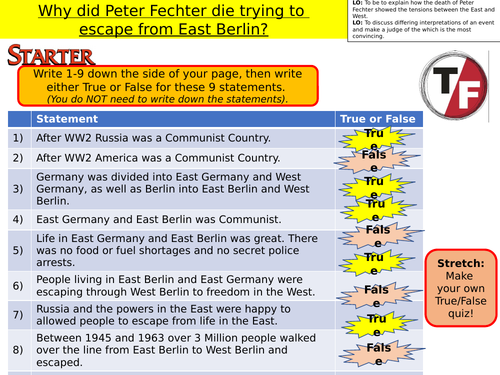 Why did Peter Fechter die trying to escape from East Berlin? Cold War ...