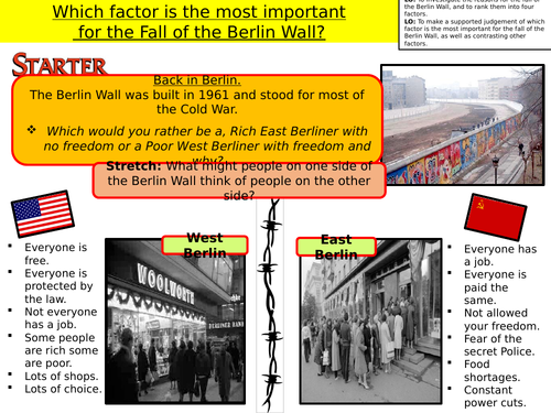 Which factor is the most important for the Fall of the Berlin Wall ...