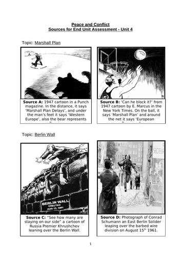 End of Unit Assessment: The Cold War | Teaching Resources