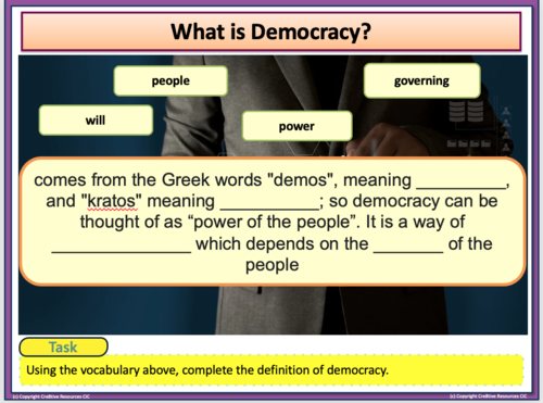 British Values Democracy Explored | Teaching Resources