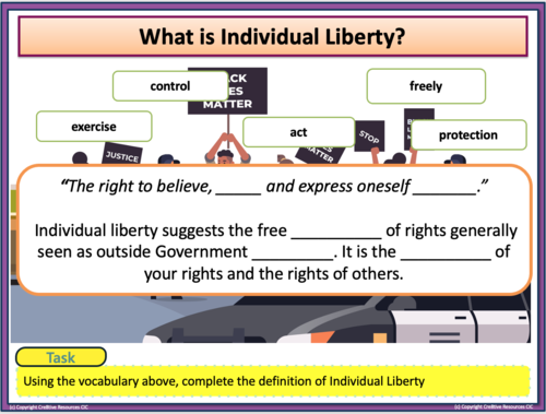 British Values Individual Liberty PSHE | Teaching Resources