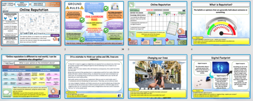 Online Reputation + critical Thinking PSHE | Teaching Resources
