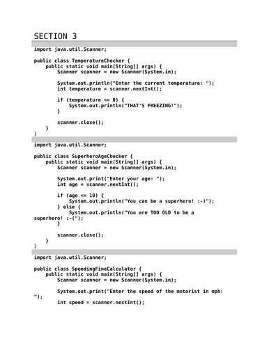 Java Programming Workbook | Teaching Resources Java Programming Workbook | Teaching Resources