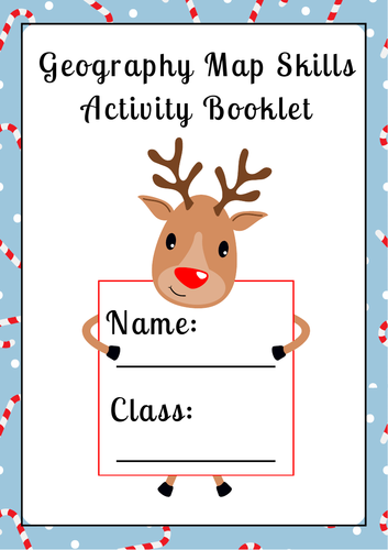 Christmas-Themed Geography Map Skills Activity Booklet | Teaching Resources
