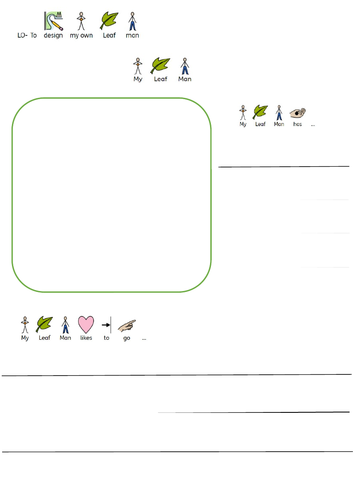 Leaf man- Activity sheet pack | Teaching Resources