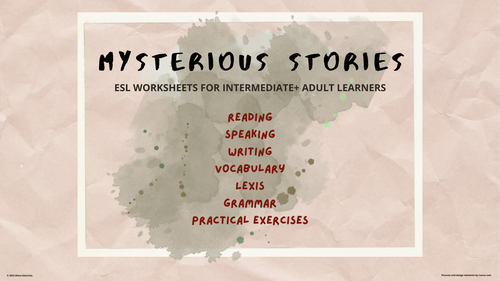 Mysterious stories_reading, vocab and grammar | Teaching Resources