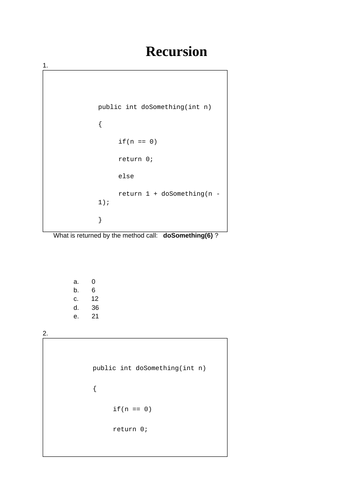 IB CS HL Topic 5 Data Structures (WORKBOOKS) | Teaching Resources