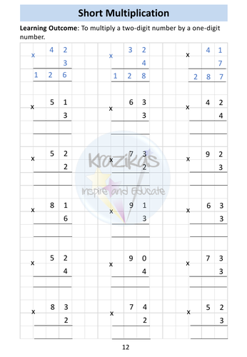 Multiplication Workbook - Functional Skills Maths - Entry Level 3 ...