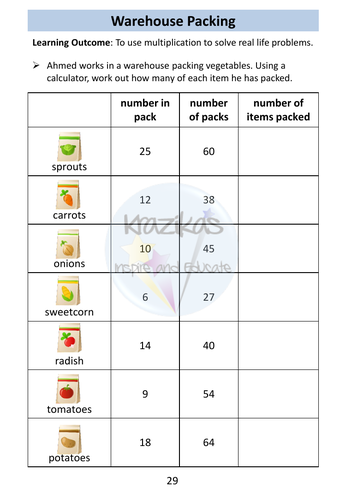 Multiplication Workbook - Functional Skills Maths - Entry Level 3 ...