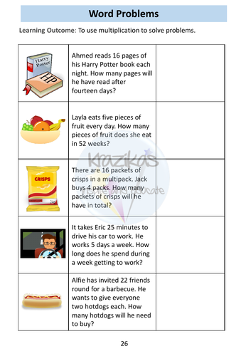 Multiplication Workbook - Functional Skills Maths - Entry Level 3 ...
