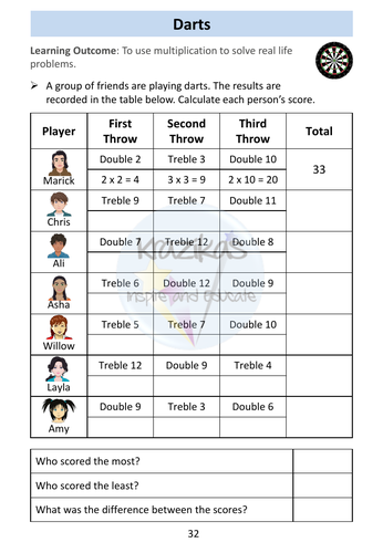 Multiplication Workbook - Functional Skills Maths - Entry Level 3 ...