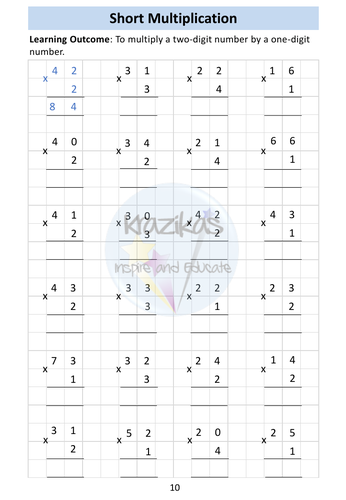 Multiplication Workbook - Functional Skills Maths - Entry Level 3 ...
