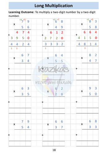 Multiplication Workbook - Functional Skills Maths - Entry Level 3 ...