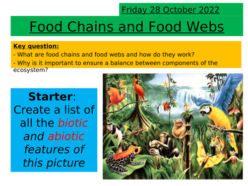 Amazing Ecosystems | Teaching Resources