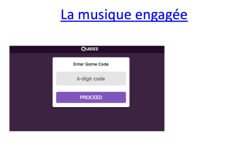 La musique : Les chansons engagées | Teaching Resources