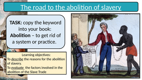 8. What was the road to abolition? | Teaching Resources