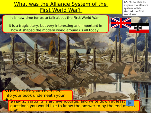 What was the Alliance System of the First World War? | Teaching Resources