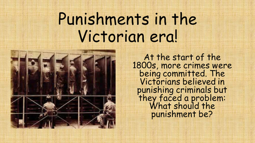 Crime and Punishment throughout the Ages | Teaching Resources