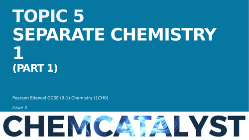 Edexcel GCSE - Topic 5 - Separate Chemistry 1 (Part 1) - Transition ...