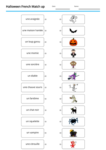 L'Halloween - Halloween French Vocab Resource | Teaching Resources