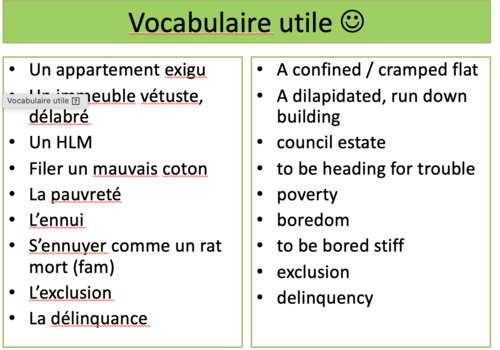 Intouchables : la banlieue (2 lessons) | Teaching Resources